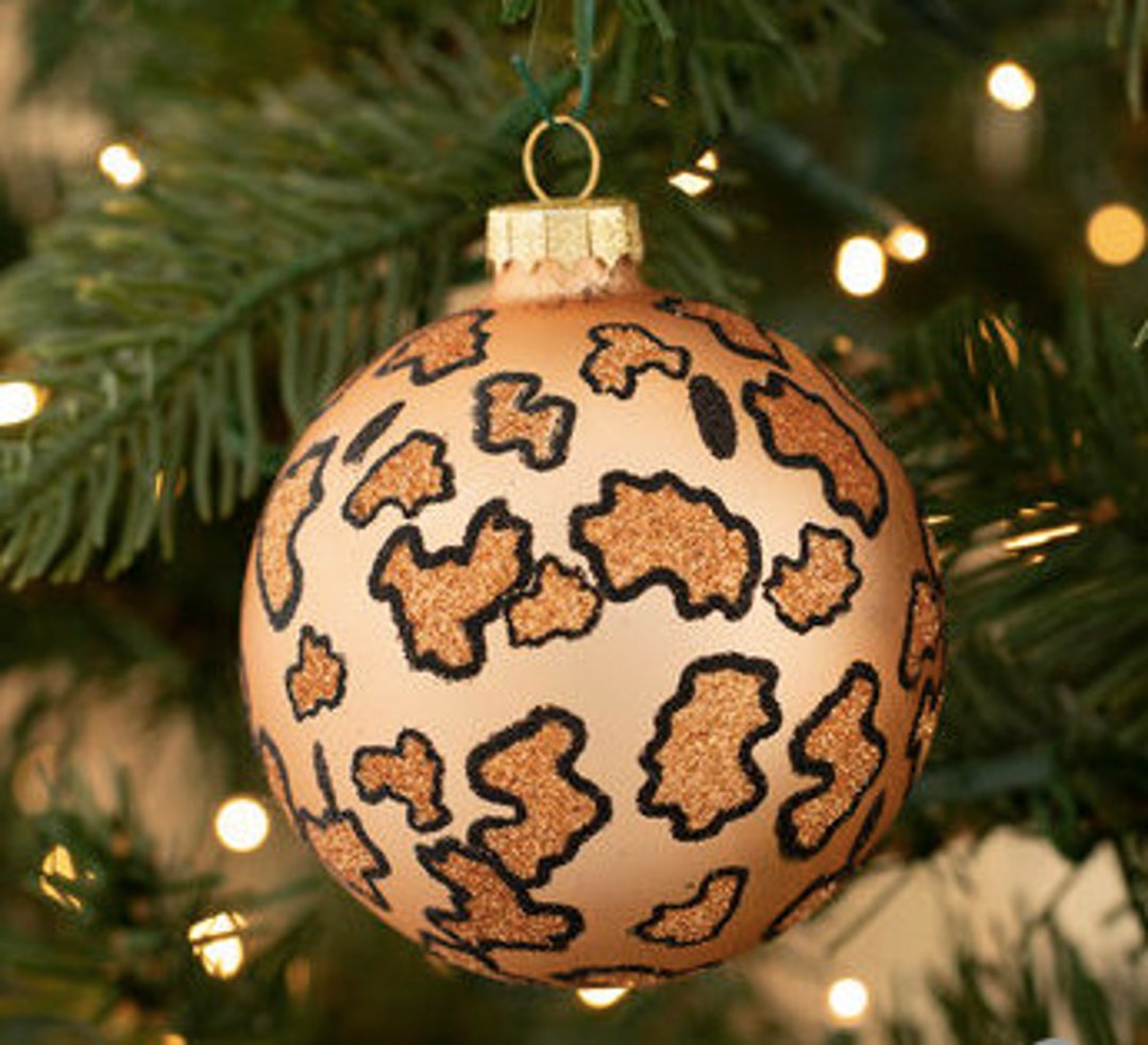 Leopard Christmas Balls