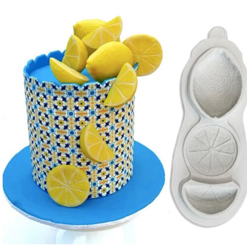 1pc Lemon Slice Citrus Silicone Mold. Embeds for Wax Soap - Etsy