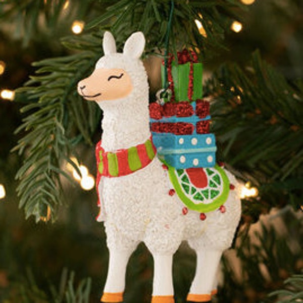 Christmas Llama - Etsy