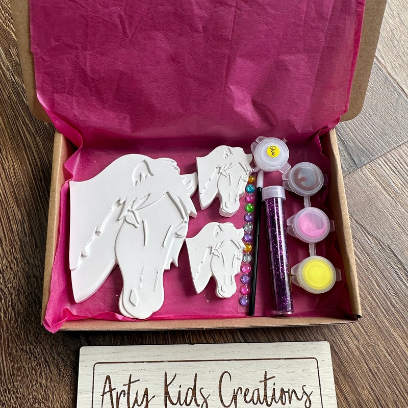 Ceramic Horse Miniature - Etsy UK