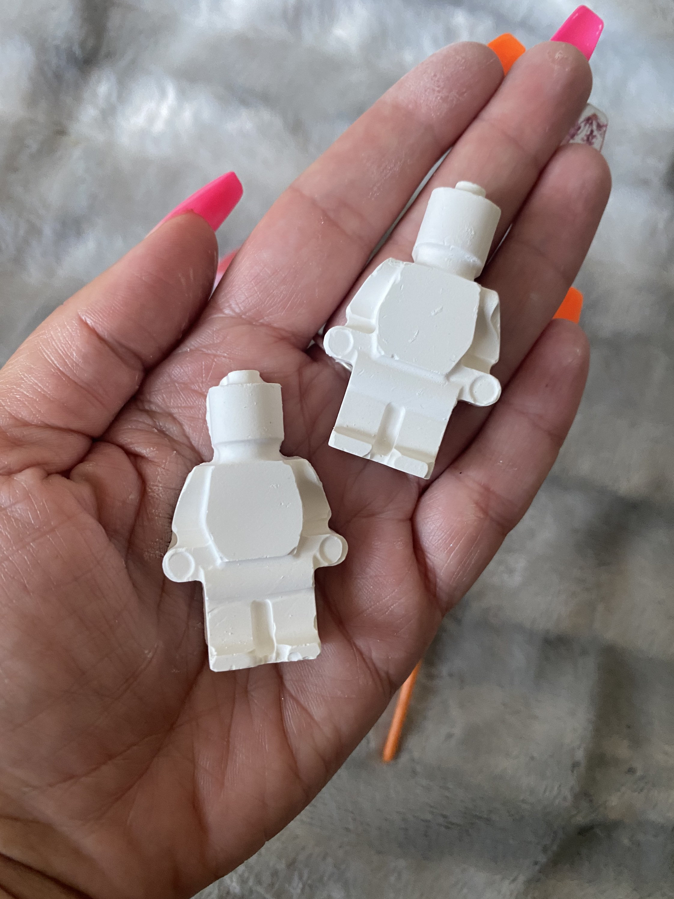 Paint Your Own Lego Man/ Brick Man Set. Kids Craft Party - Etsy UK