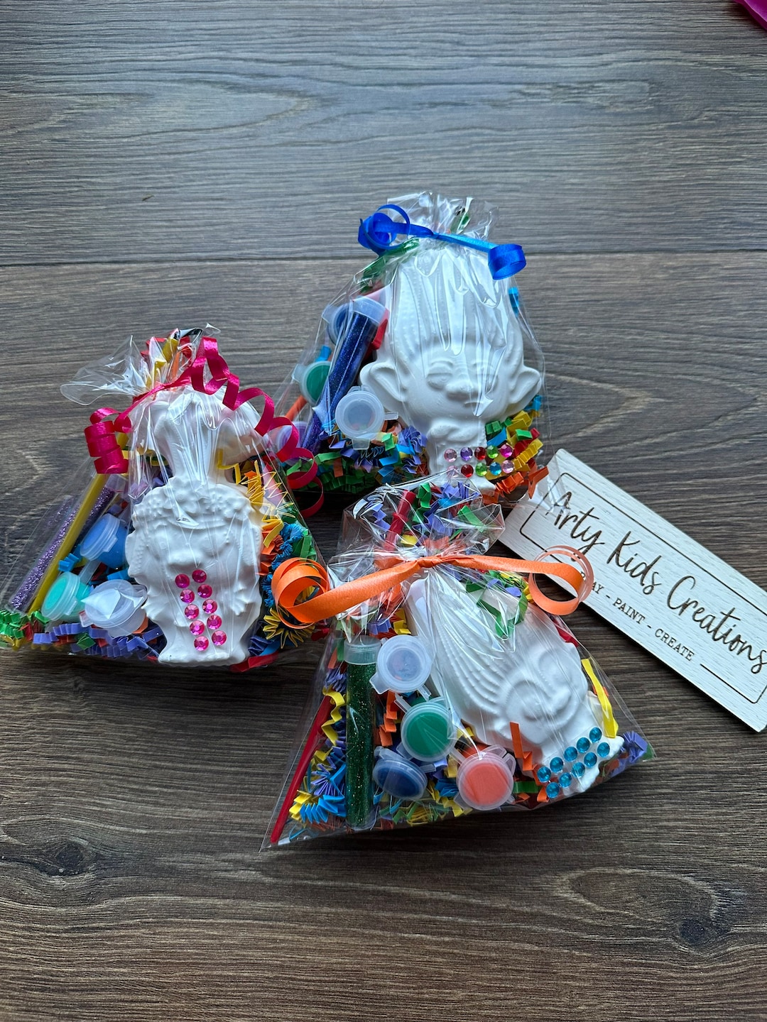 Paint Your Own Troll Party Favour ~ Party Bag~ Trolls ~ Children’s ...