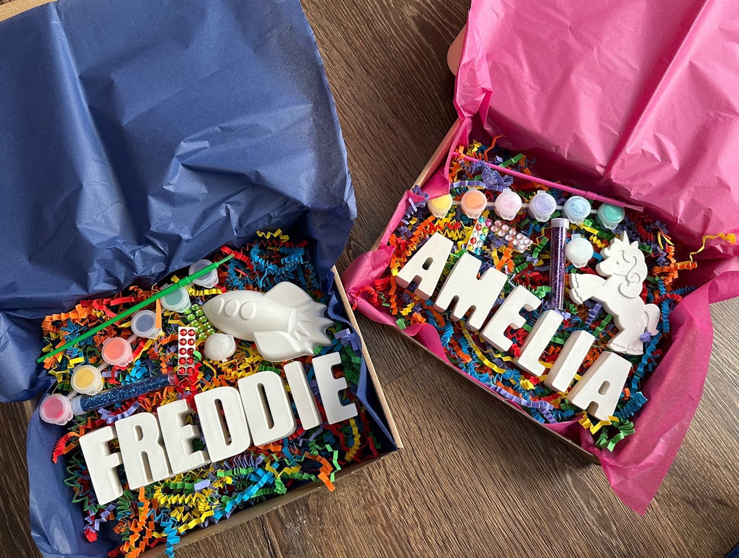 Paint Your Own Name Kit ~personalised ~ Kids Craft Kit * Handmade ...