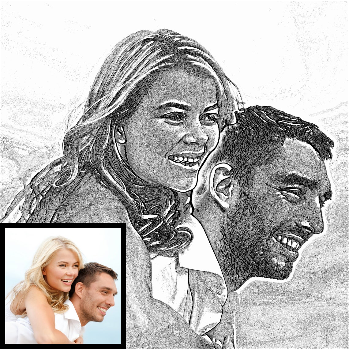 Pencil Sketch Pencil Drawing Pencil Art Pencil Sketch Etsy Canada