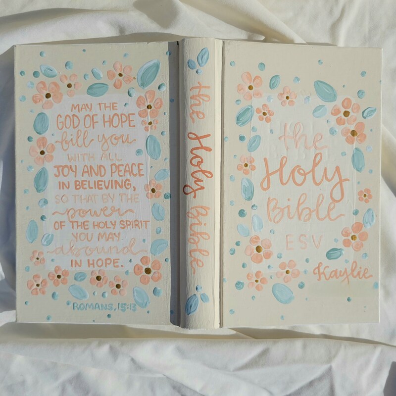 Pink Bible - Etsy