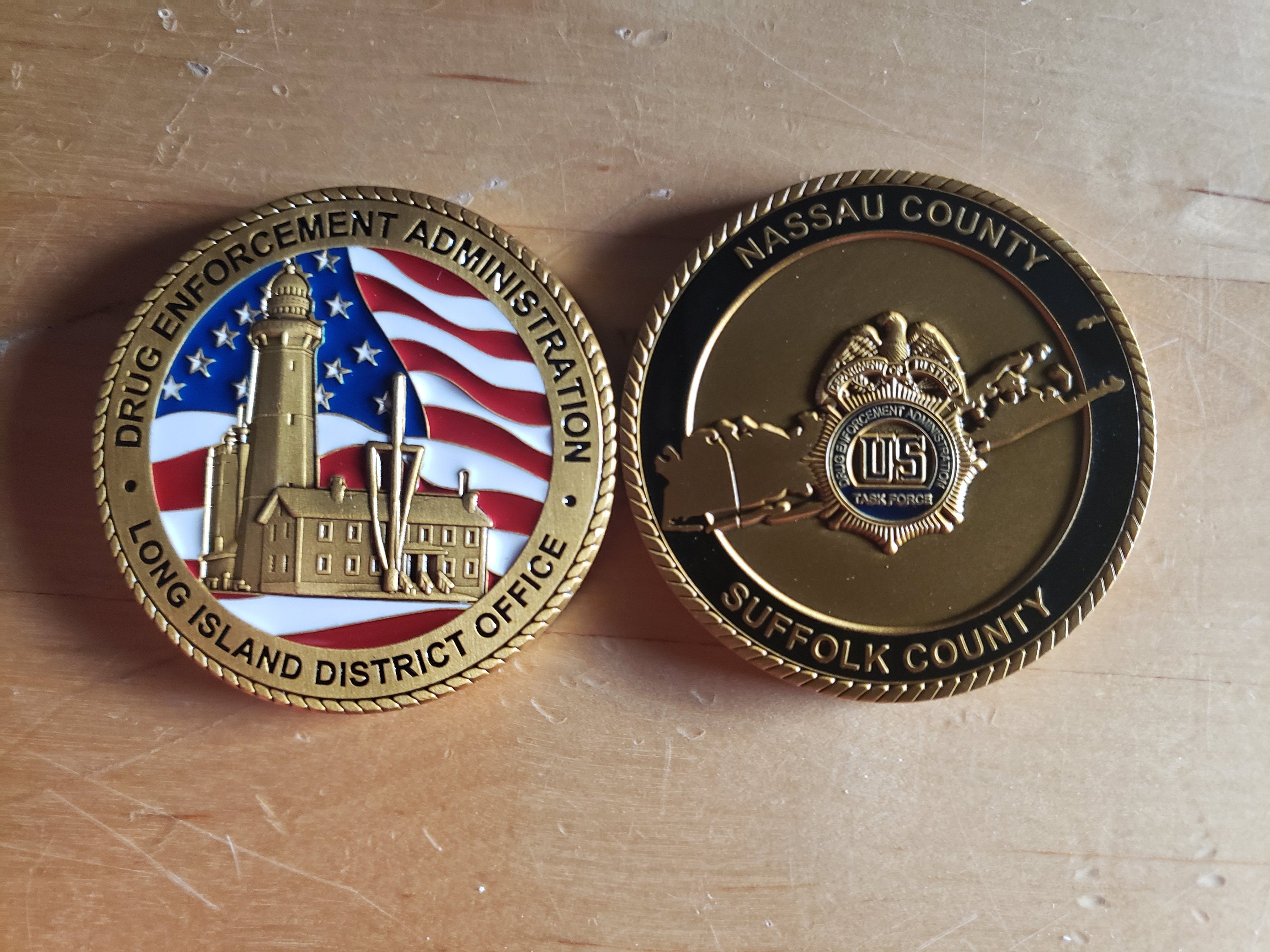 DEA Long Island District Office Challenge Coin | Etsy