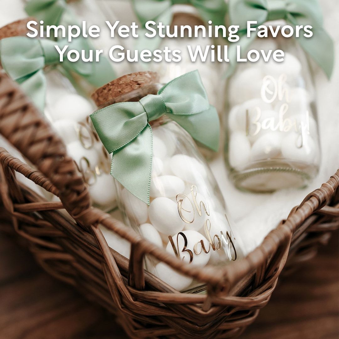 Vintage Oh Baby Woodland Baby Shower Favors for Guests - Gender Neutral ...