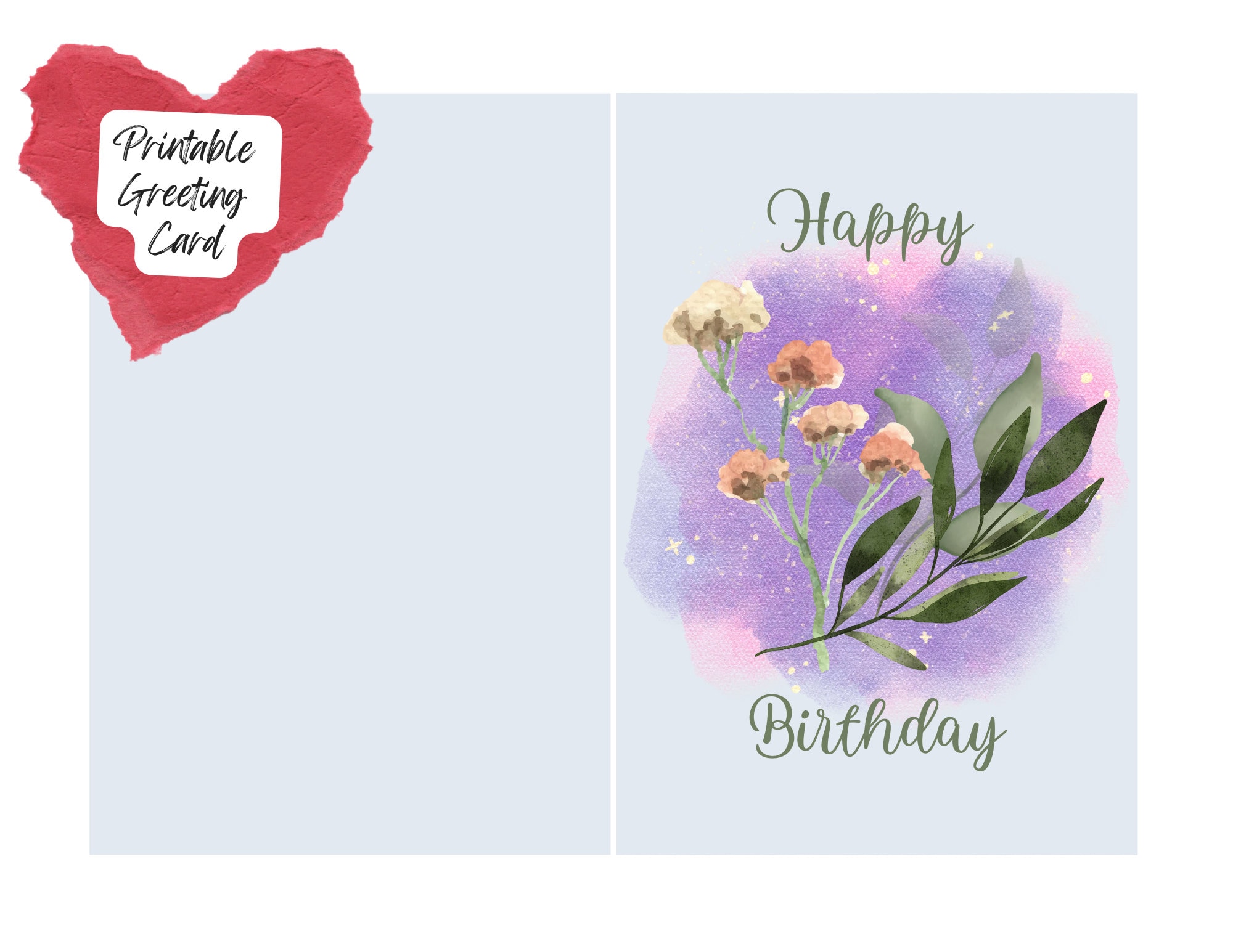 Simple Printable Birthday Card Instant Digital Download Gift for Him ...