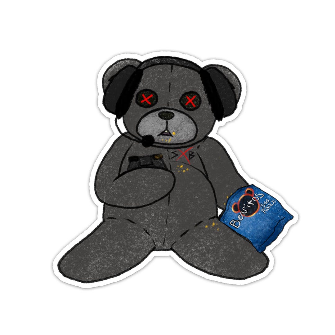 Doodle Saddie Bear - Etsy