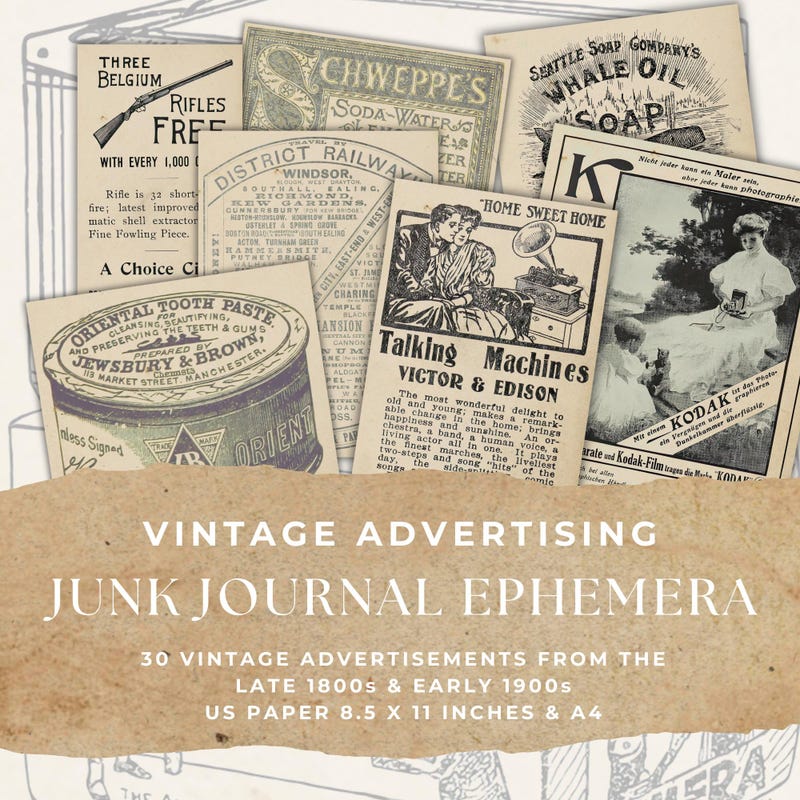Advertising Ephemera - Etsy