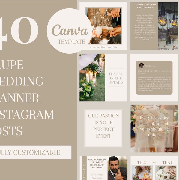 Instagram Wedding - Etsy