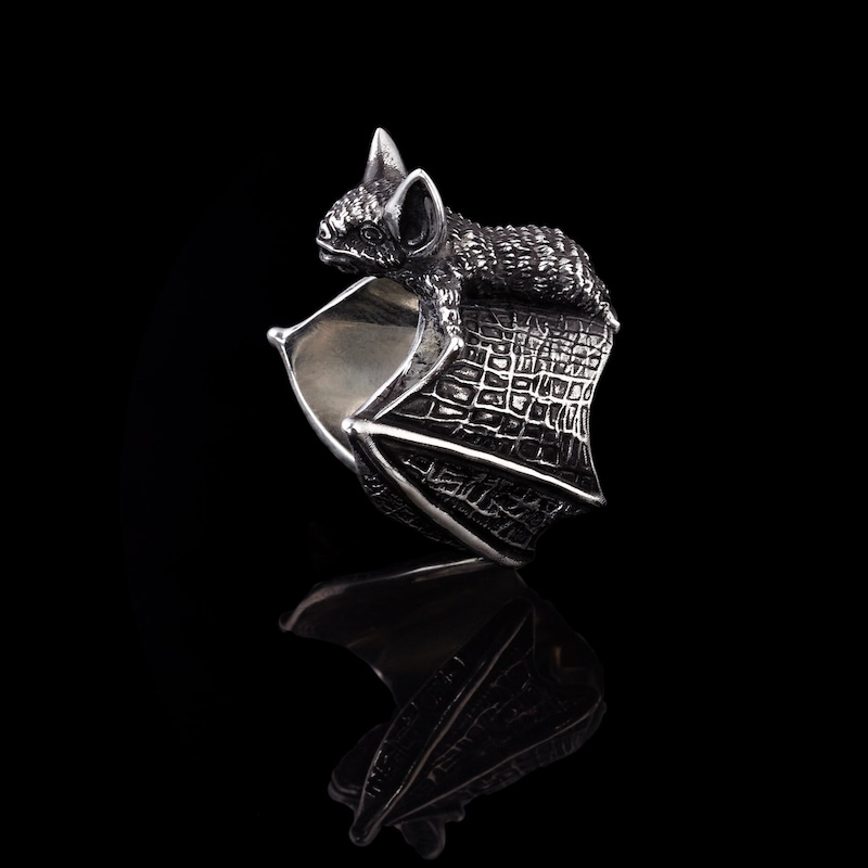 Bat Ring - Etsy