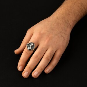 Nikola Tesla Genius Inventor Silver Ring, Unisex Jewelry Gift for ...