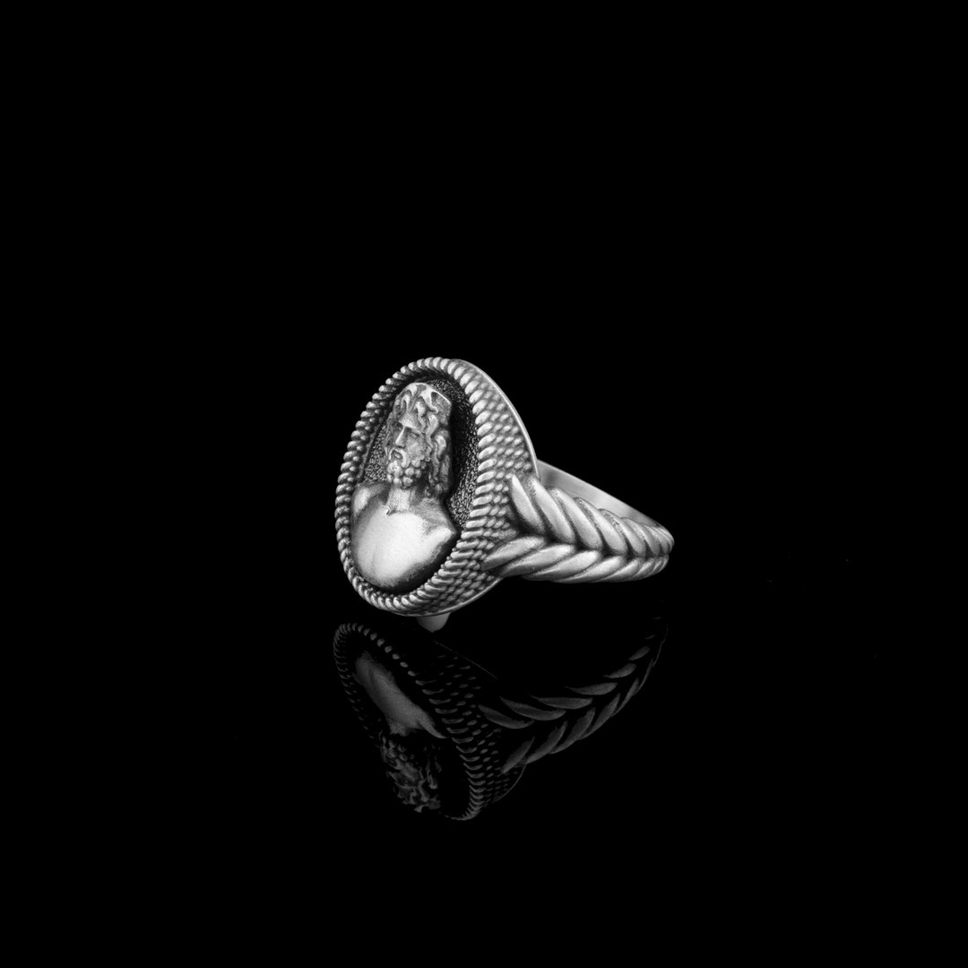 Silver Hercules Ring, Greek Mythology Jewelry, Ancient Greek Inspired ...