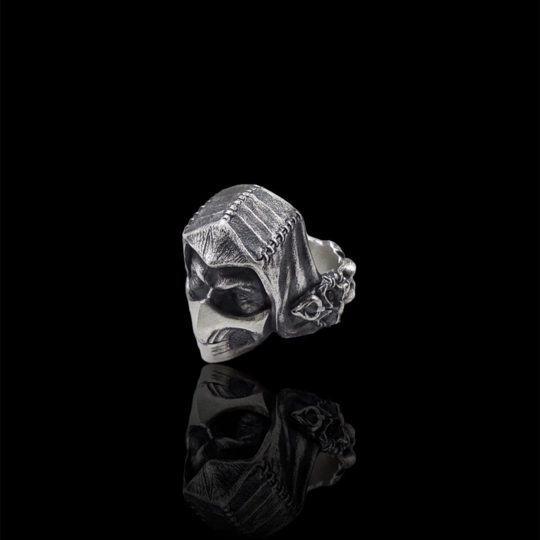 Silver Samurai Ring, Japanese Warrior Ring for Men, Engraved Jewelry ...