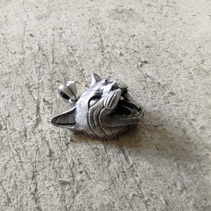 925 Silver Wildcat Necklace, Cat Pendant, Animal Jewelry, Unique Gift ...