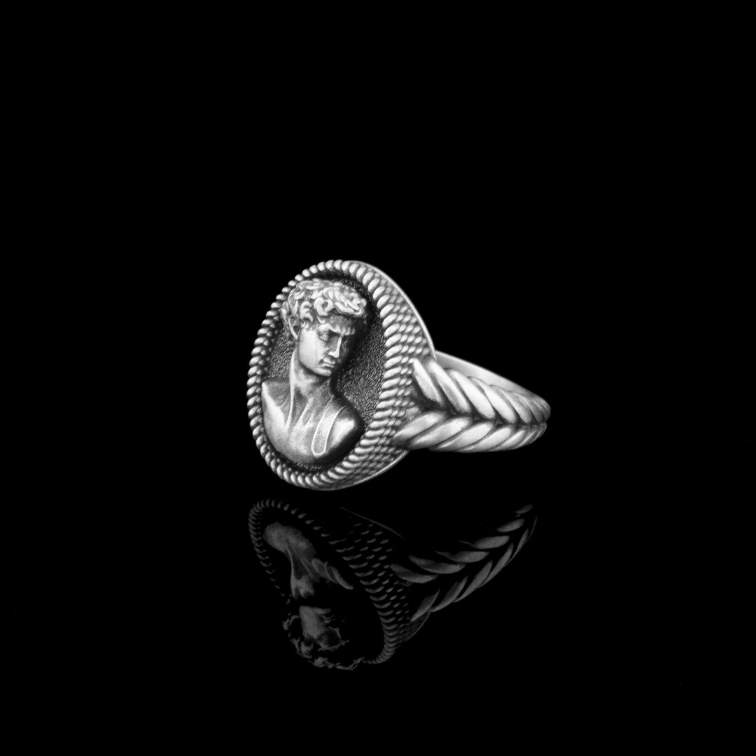 Silver King of Judah David Ring, Israelite Historical Figure Jewelry ...