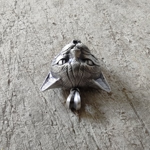 925 Silver Wildcat Necklace, Cat Pendant, Animal Jewelry, Unique Gift ...