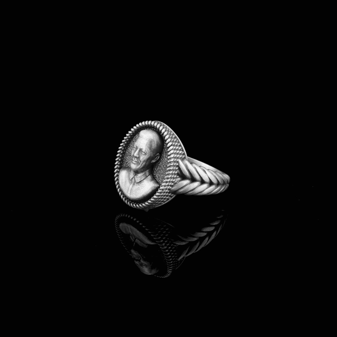 South African Civil Rights Symbol Nelson Mandela Silver Ring ...