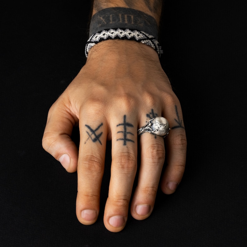 Sterling Silver Titan Atlas Ring, Ancient Greek Mythology Jewelry ...
