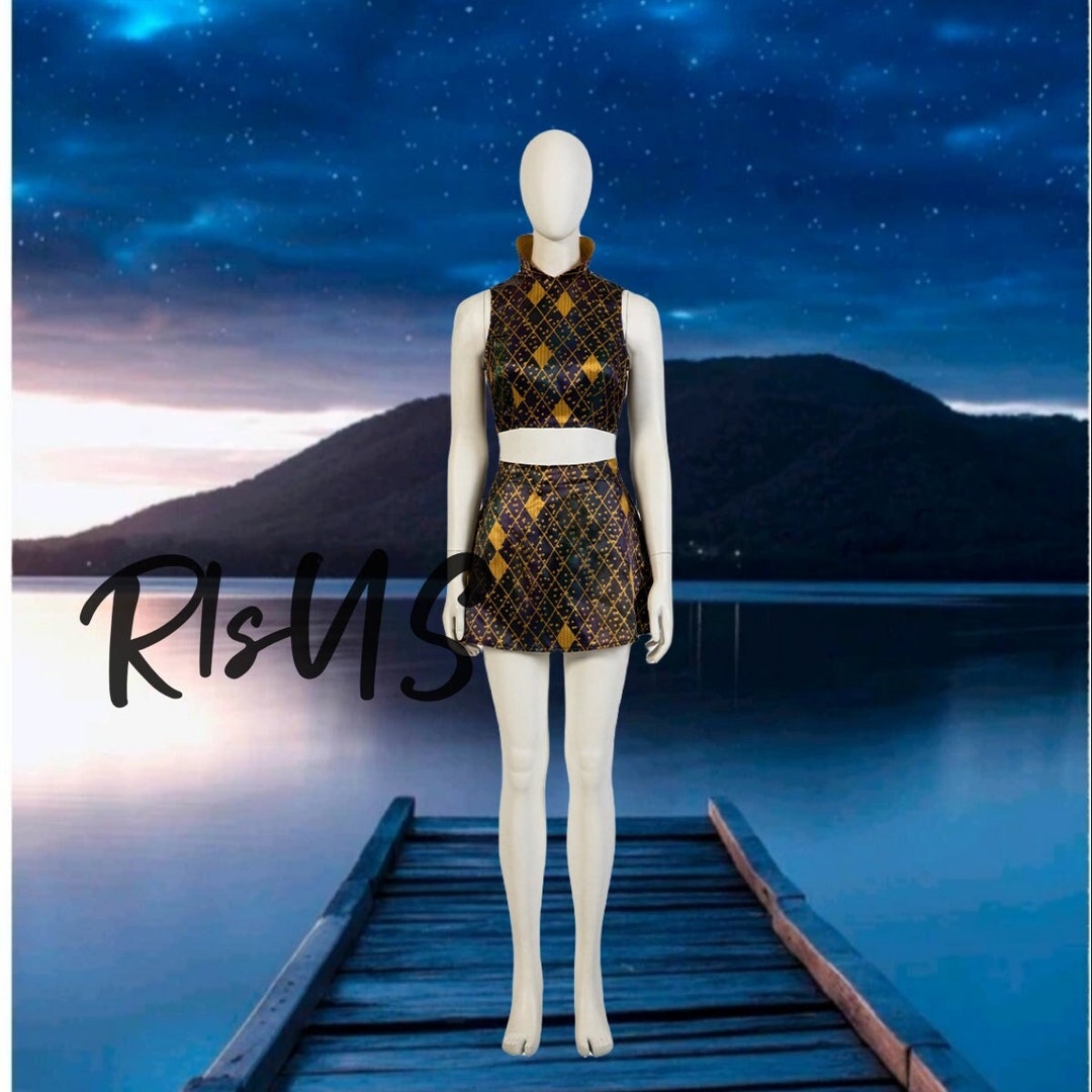 Full Set Top&skirt Cos Costume Movie Cos Crazy Elemental City - Etsy