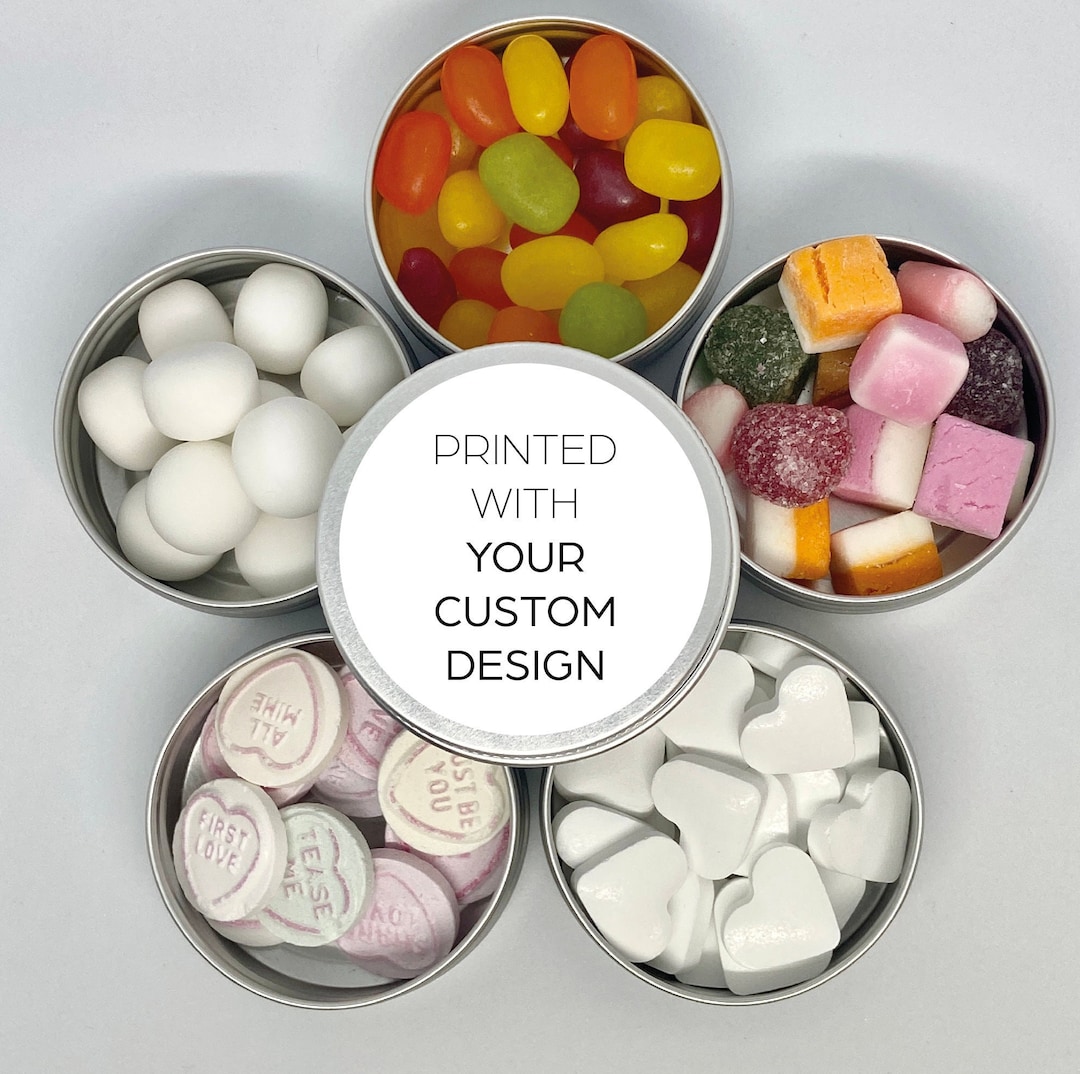Personalised Sweet Tins With Your LOGO or DESIGN, Personalised Sweets ...
