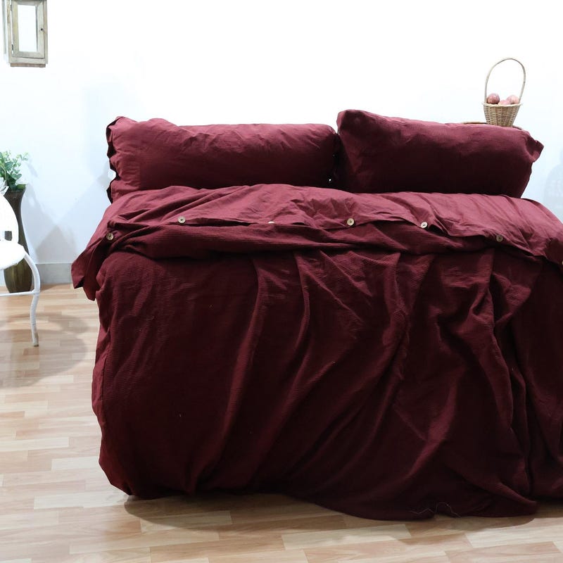Washed Linen Bedding - Etsy