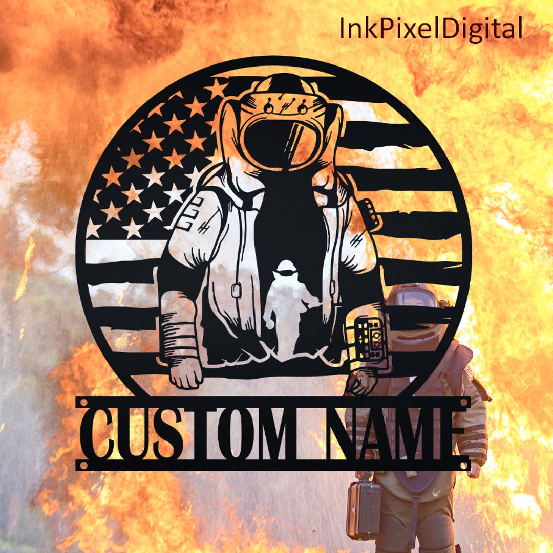 Custom US Bomb Disposal Metal Wall Art, Personalized Bomb Squad Name ...