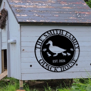 Custom Duck Farm Sign,farmhouse Decor,personalized Duck Quack House ...