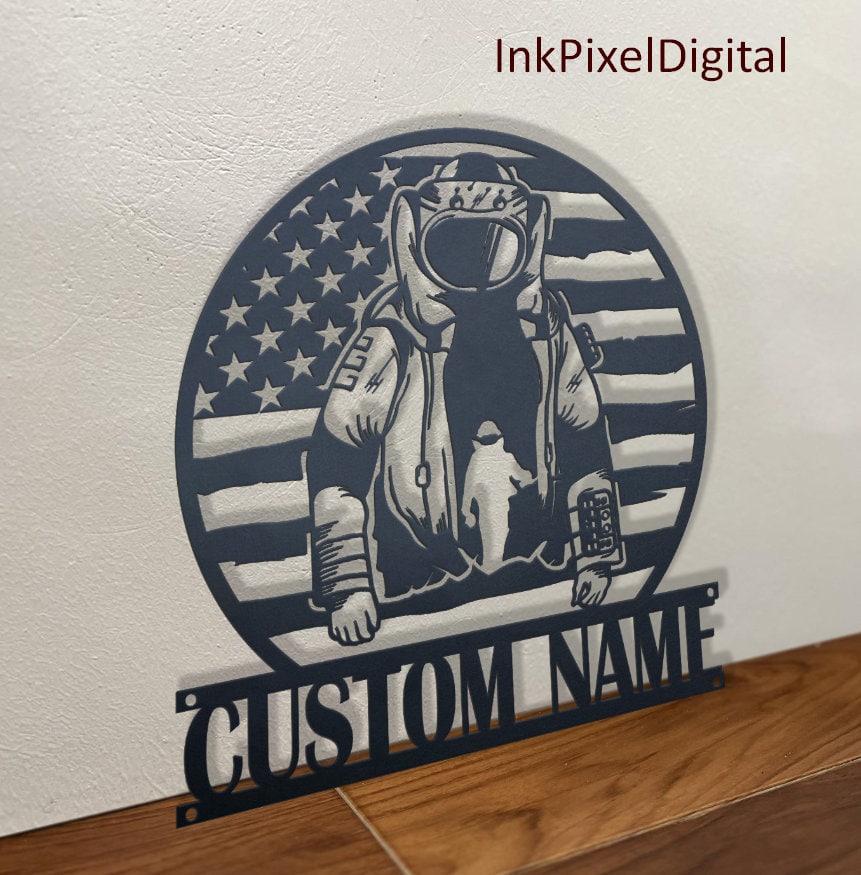 Custom US Bomb Disposal Metal Wall Art, Personalized Bomb Squad Name ...