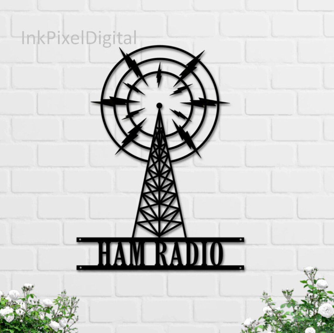 Personalized Amateur Radio Name Sign Custom Ham Radio Metal Wall Art ...