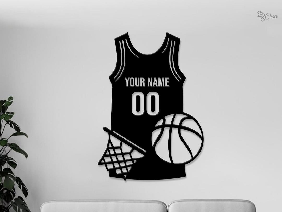 Custom Basketball Metal Sign, Basketball Fan Gift, Personalized ...