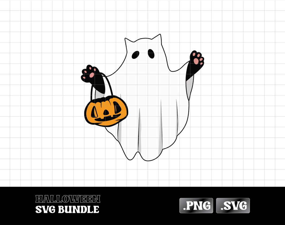Lindo fantasma svg Fantasma svg Calabaza SVG Otoño SVG - Etsy México