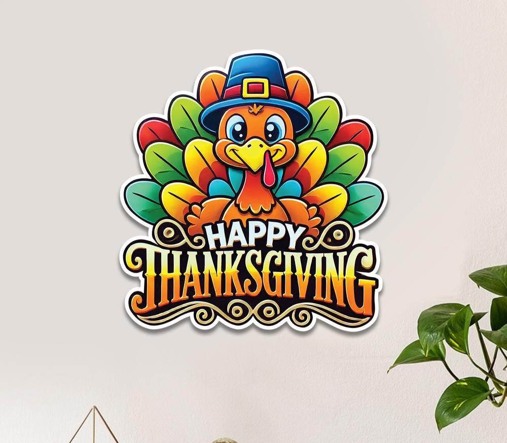 Thanksgiving Turkey Yard Signs, Fall Decor, Fall Wreath, Thanksgiving ...