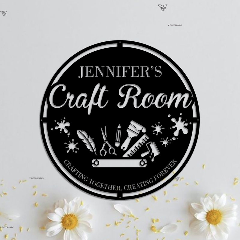 Craft Room Sign - Etsy