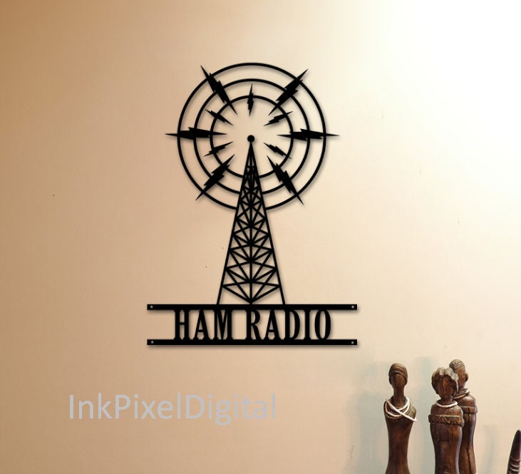 Personalized Amateur Radio Name Sign Custom Ham Radio Metal Wall Art ...