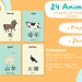 Animal Flashcards | Instant Download Traditional Mandarin Animal ...