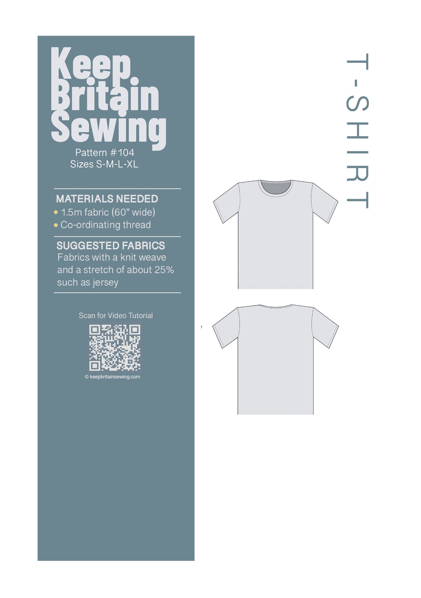 T Shirt Sewing Pattern - Etsy
