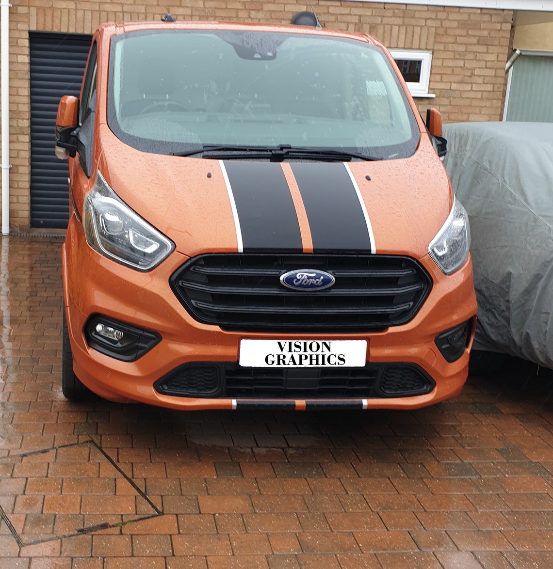 Ford Transit Custom Sport Bonnet DECAL STRIPES Stickers Racing | Etsy