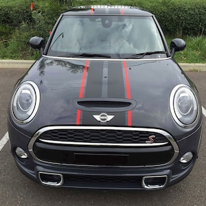 Mini Cooper bandes de capot rayures pour capot décalcomanies | Etsy