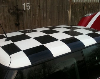 Checkered Flag Decal | Etsy