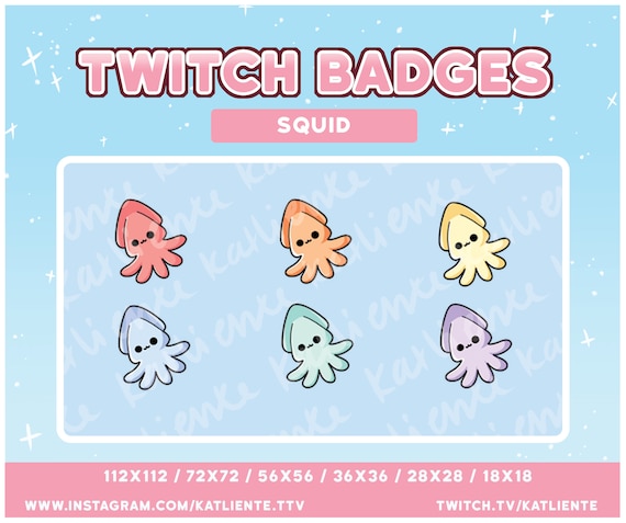Squid Game Twitch Badges // Squid Game // Twitch Badges Drawing ...