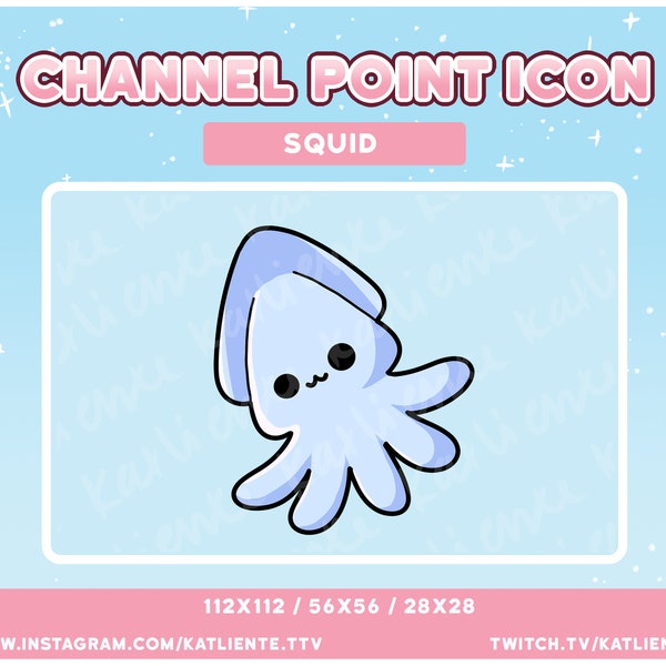 Squid Emote - Etsy