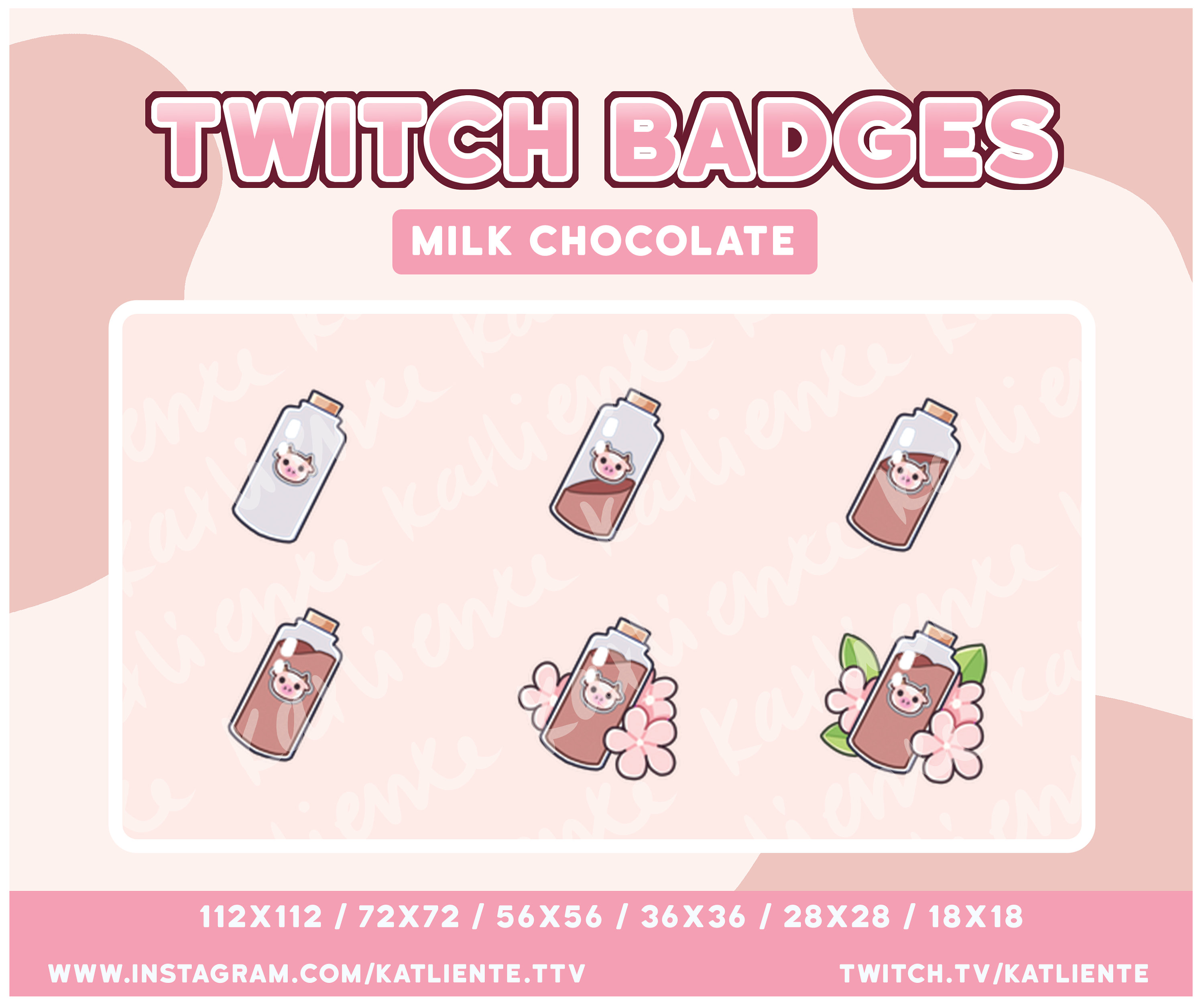 Kawaii Milk Carton Badges Discord Emote Cute Sippy Drinks Chocolate ...