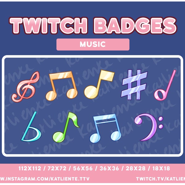Music Badges - Etsy