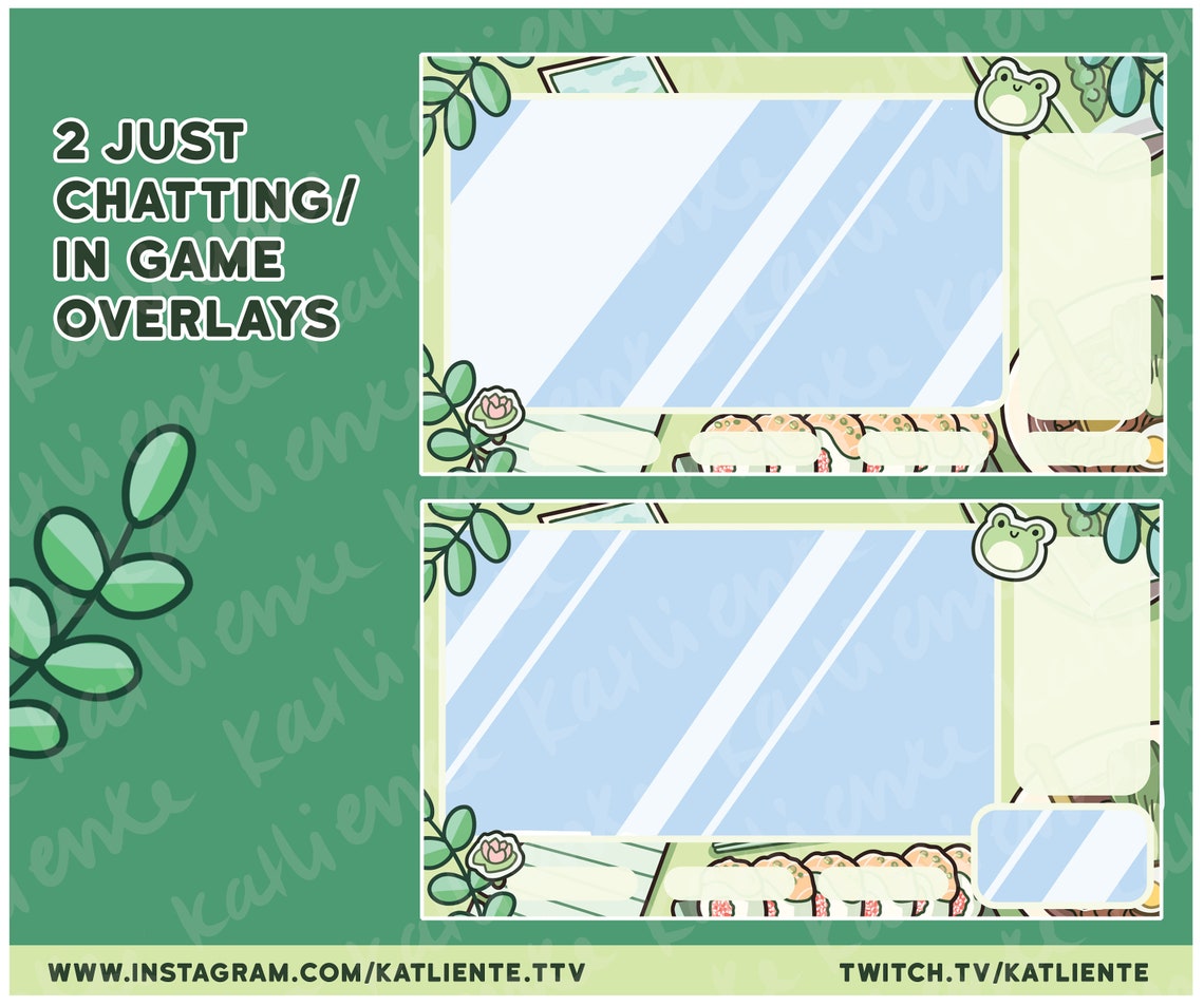 Animated Lofi Frog Desk Food Ramen Sushi Switch Twitch - Etsy