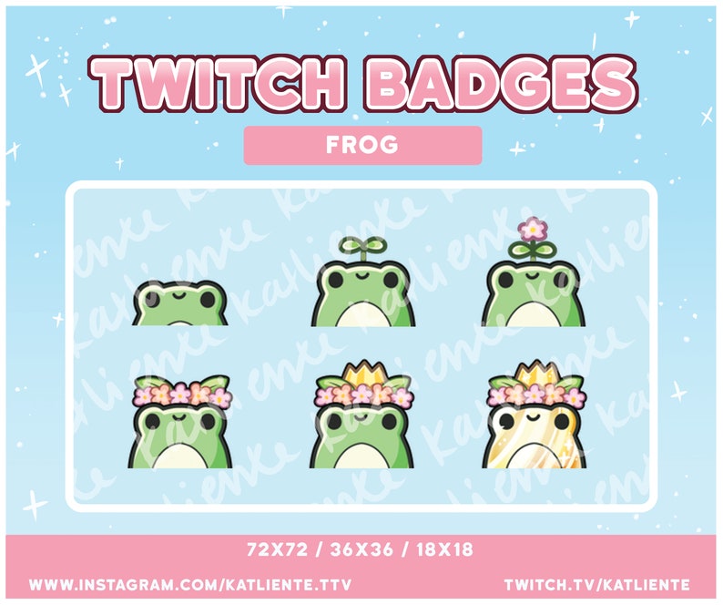 Kawaii Frog Twitch Overlays Full Package 4 Scenes 2 - Etsy Canada