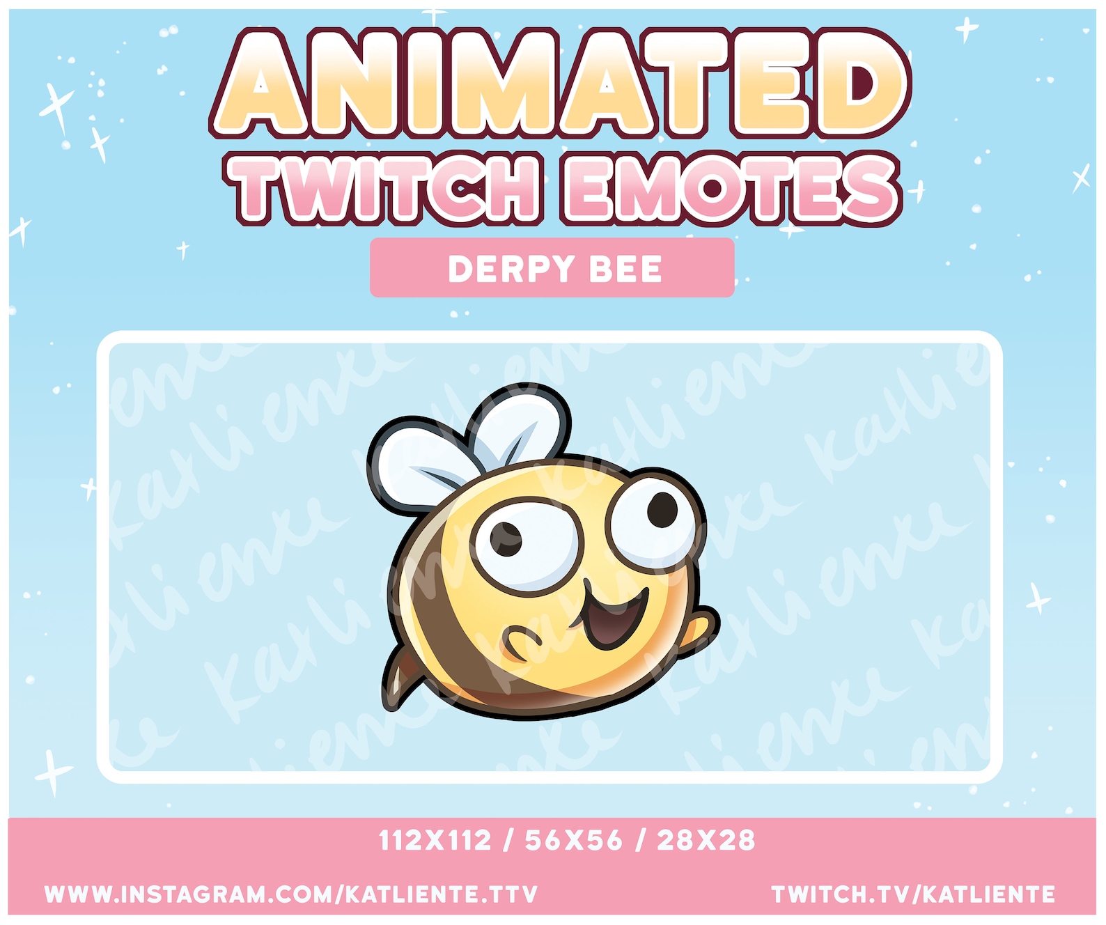 Animated Kawaii Bee Derpy Funny Meme Laughing Emote Twitch, Discord ...