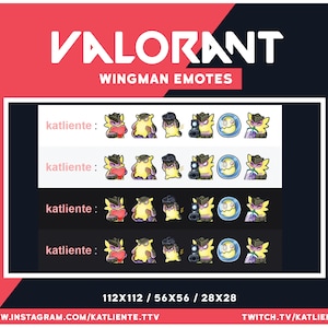 Valorant Wingman Gekko Emotes for Twitch, Discord, Youtube - Heart ...