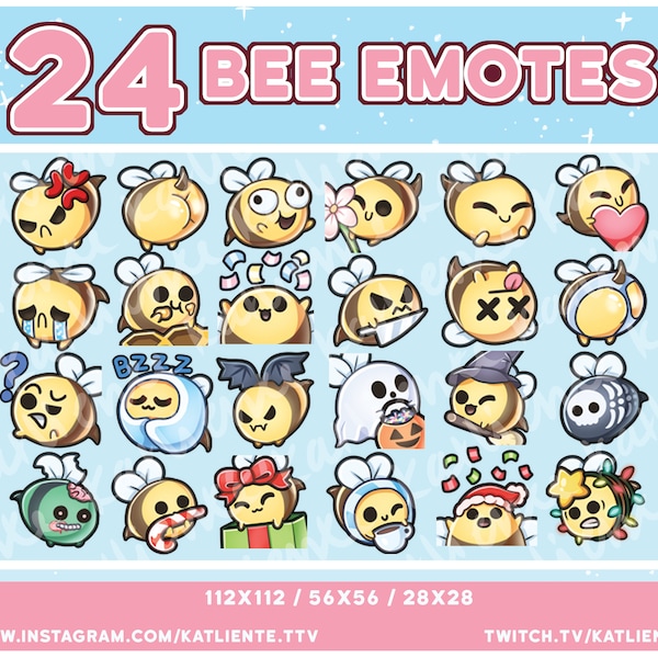 Twitch Bee Emote - Etsy